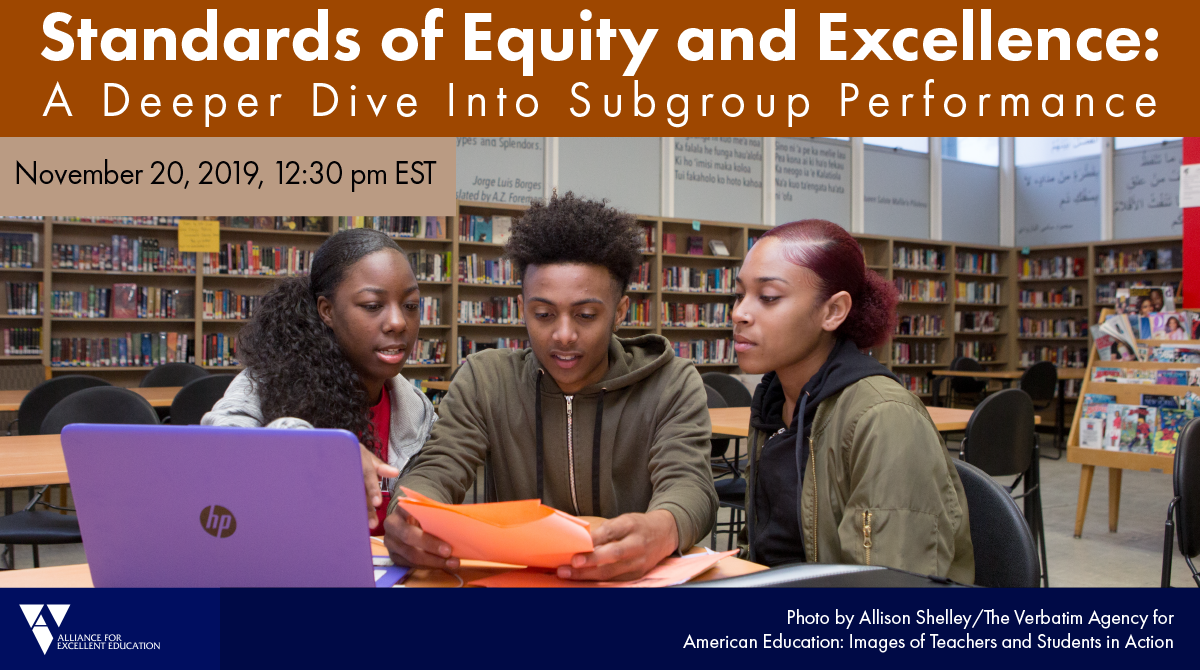 Standards of Equity and Excellence: A Deeper Dive Into Subgroup ...