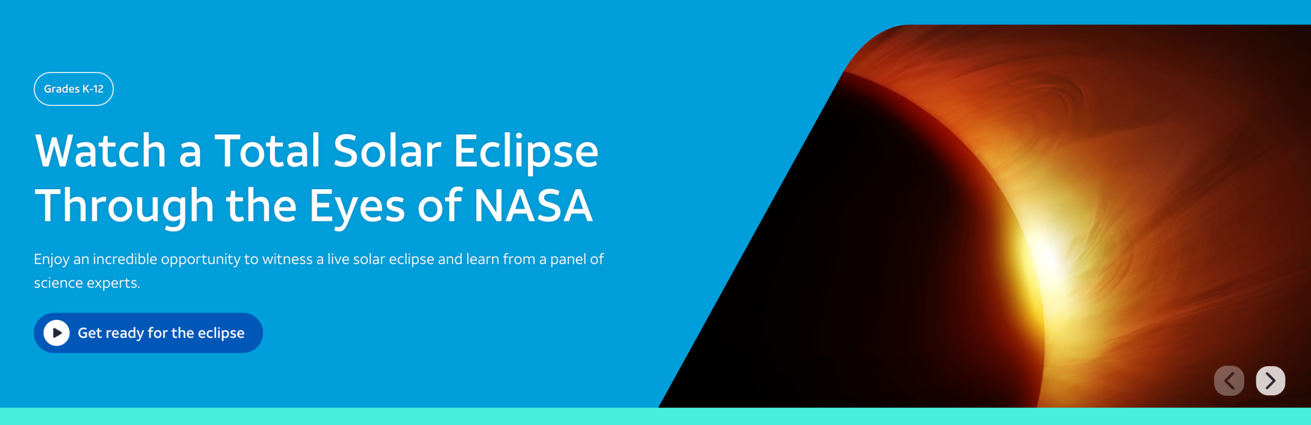 Watch The Total Solar Eclipse With NASA and The Achievery! | All4Ed