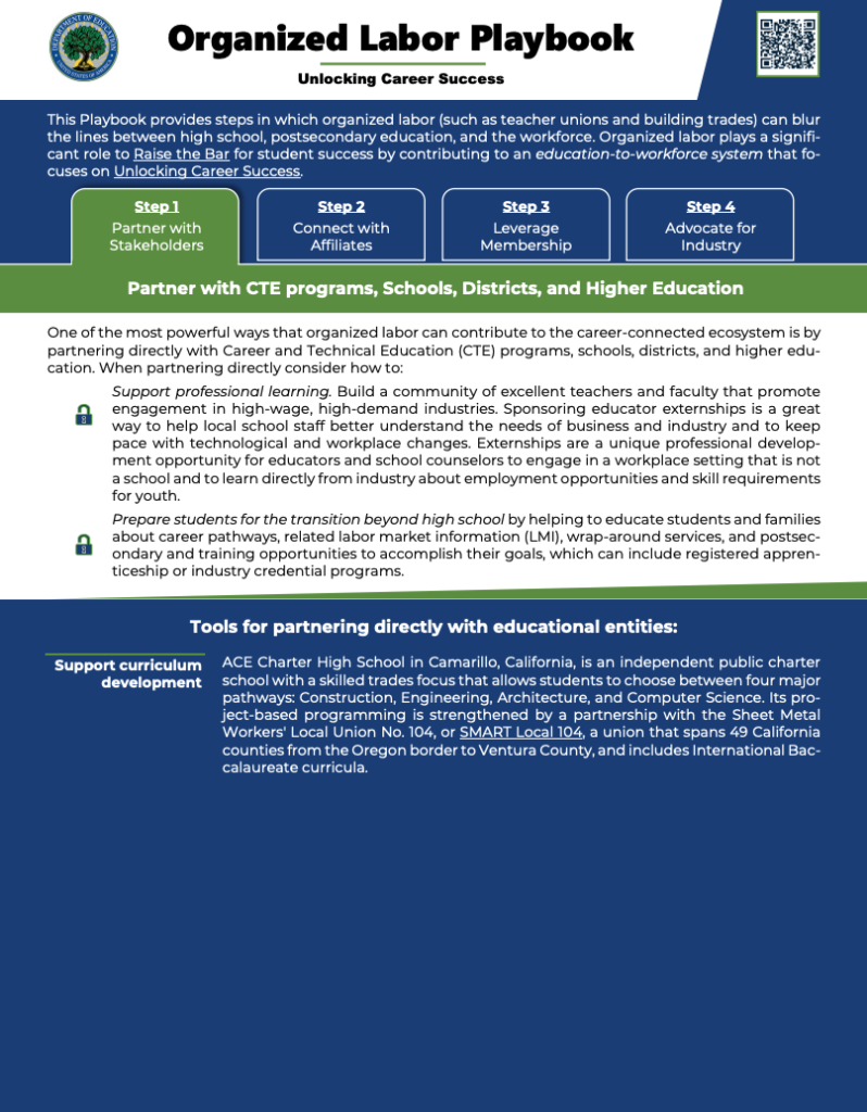 Organized Labor Playbook | All4Ed